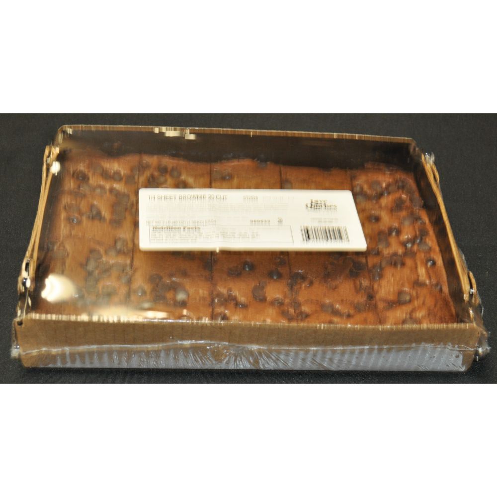 Love & Quiches 20 Cut Rib Crib 1/4 Sheetcake Brownie, 3 Pound -- 2 per case