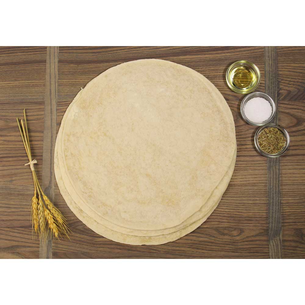 Ultra Thin Crust Par Baked Traditional Pizza Shells Flatbread, 16 inch ...