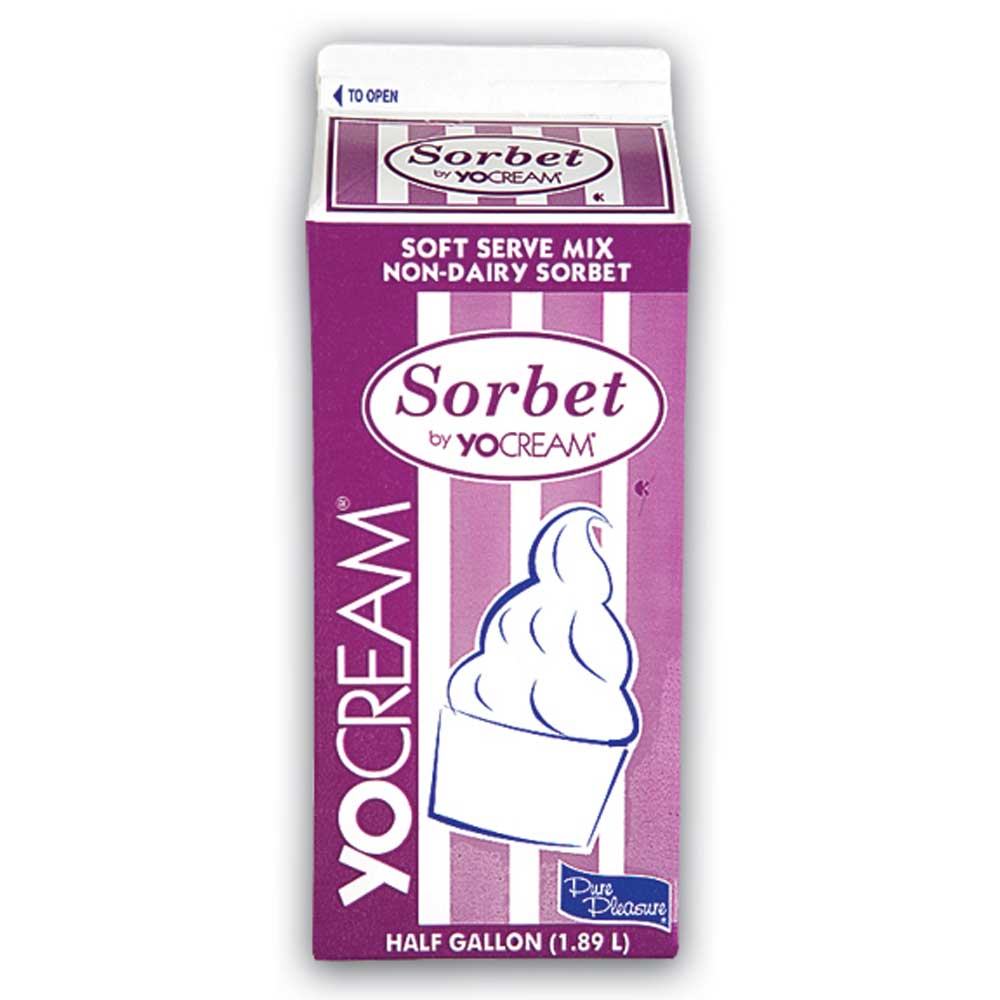 Yocream Sorbet Mix, Strawberry Lemonade Soft Serve, 64 Ounce -- 6 per case.