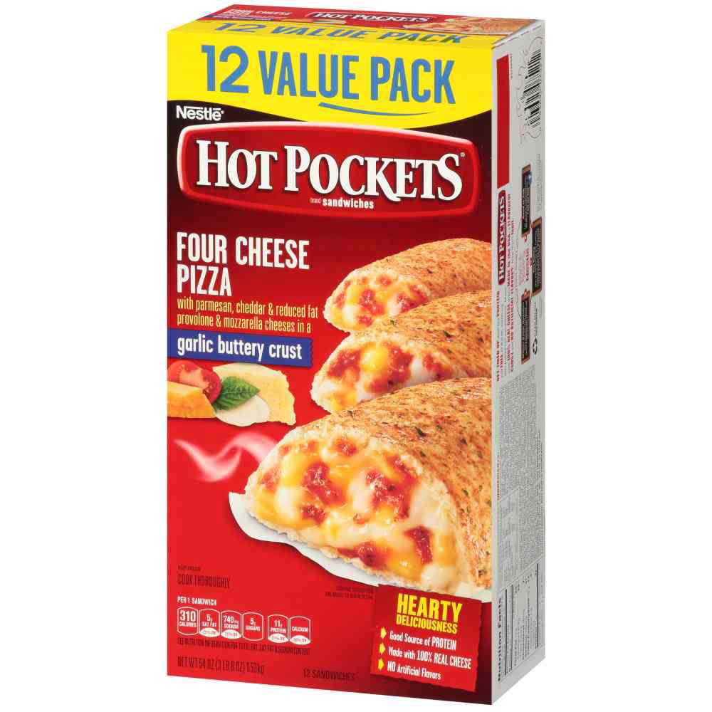 Hot Pockets Four Cheese Pizza Case | FoodServiceDirect