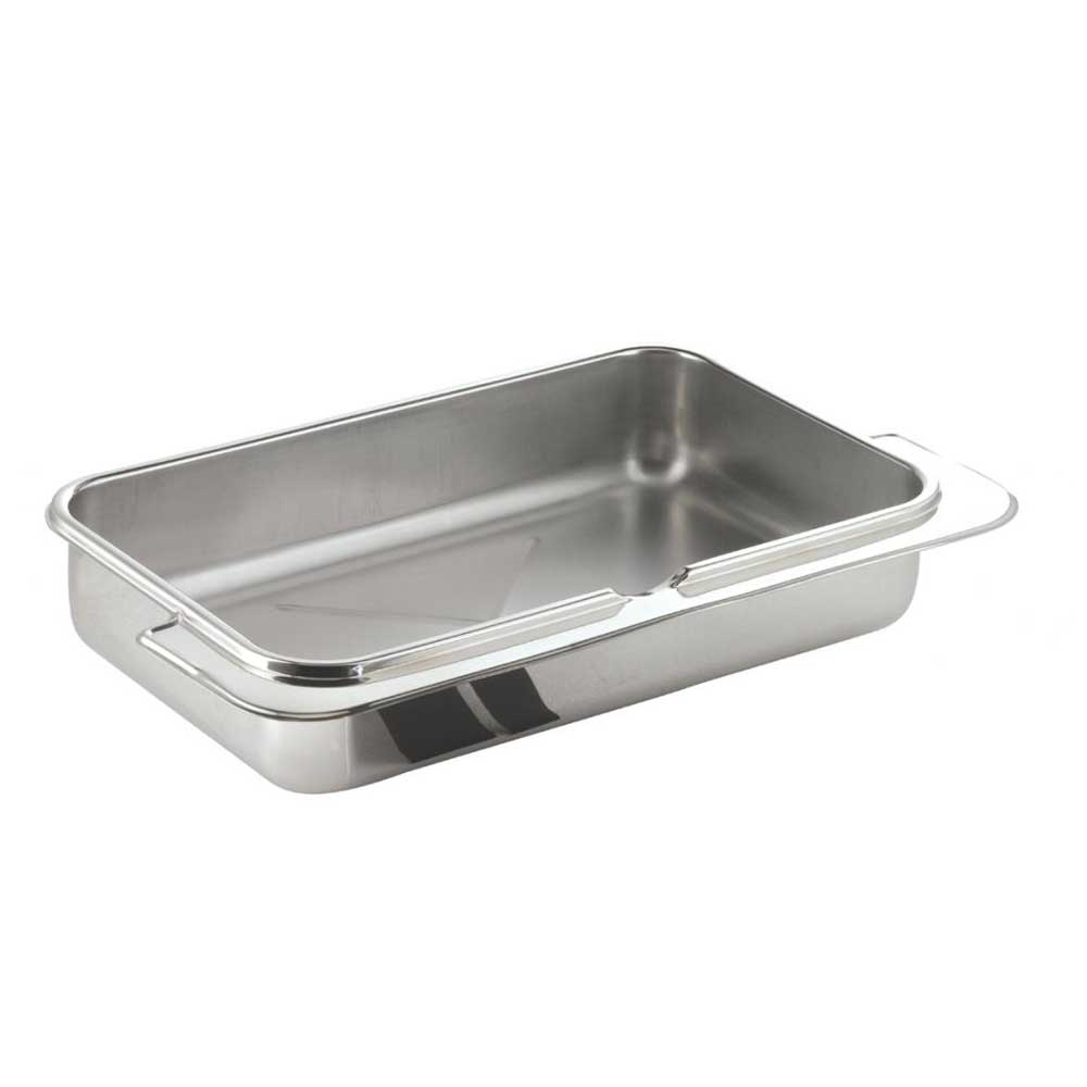 Smart Oblong Stainless Steel Cladded Dripless Water Pan Only, 14.75 x ...