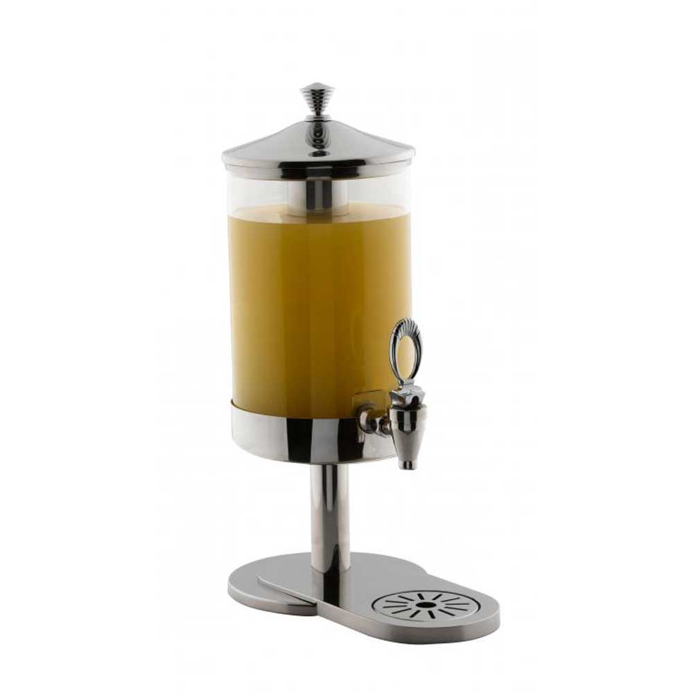 Smart Stainless Steel Juice Dispenser with Acrylic Jar, 1 Gallon.