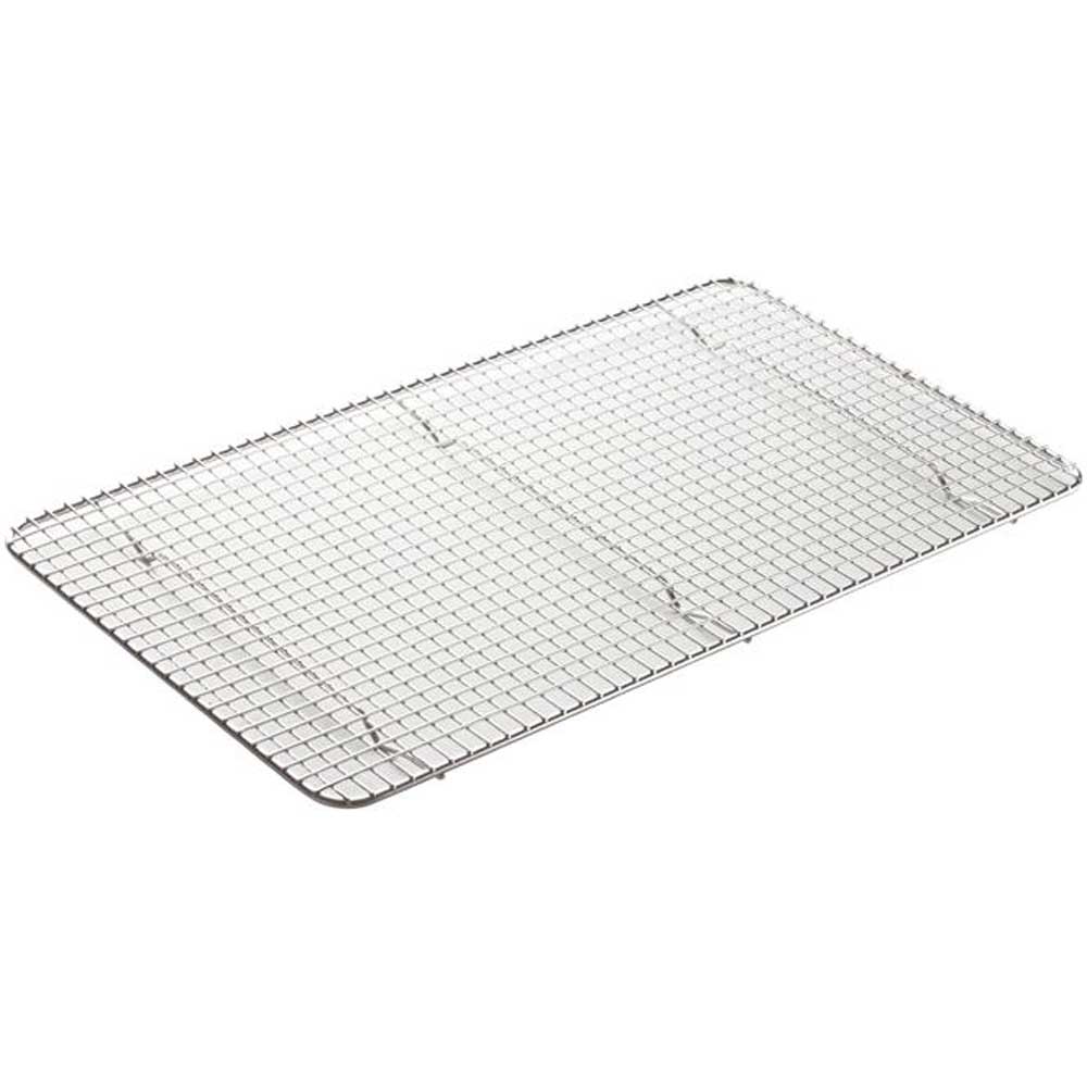 Winco Stainless Steel Pan Grate for Full Size Steam Pan, 10 x 18 inch ...