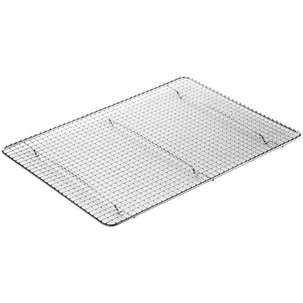 Winco Stainless Steel Pan Grate for Half Size Sheet Pan, 12 x 16.5 inch ...