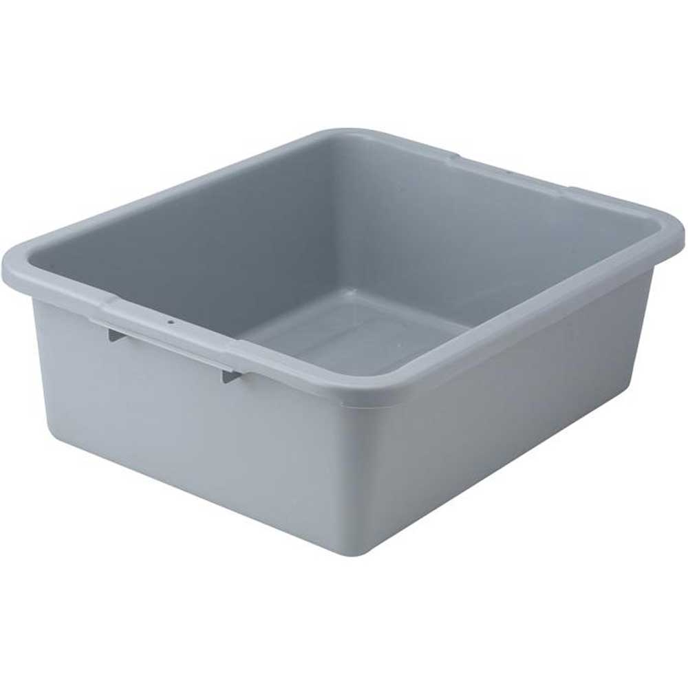 Winco Gray Heavy Duty Dish Box, 7 inch -- 6 per case.