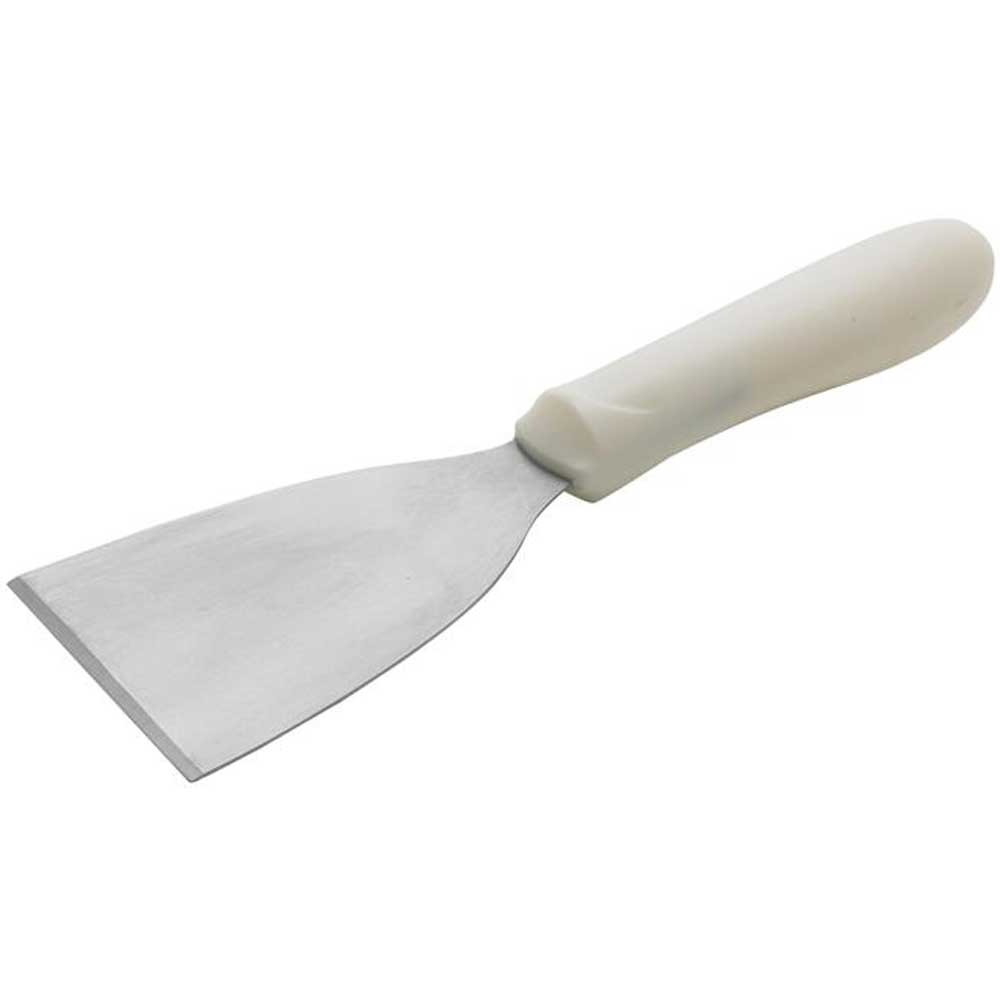 Winco White Polypropylene Handle Scraper, 4 1/2 x 3 1/8 inch Blade ...