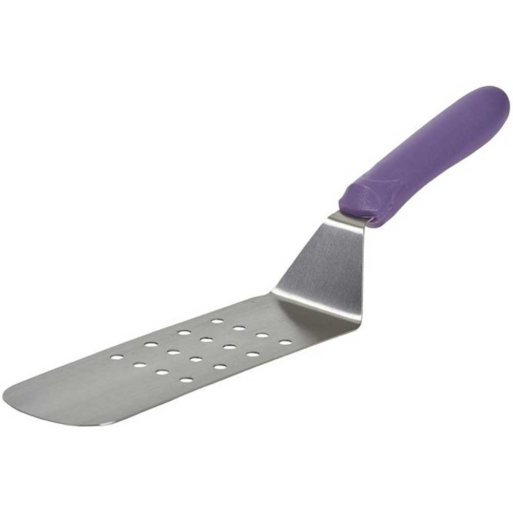 Winco Perforated Flexible Offset Turner with Purple Polypropylene ...