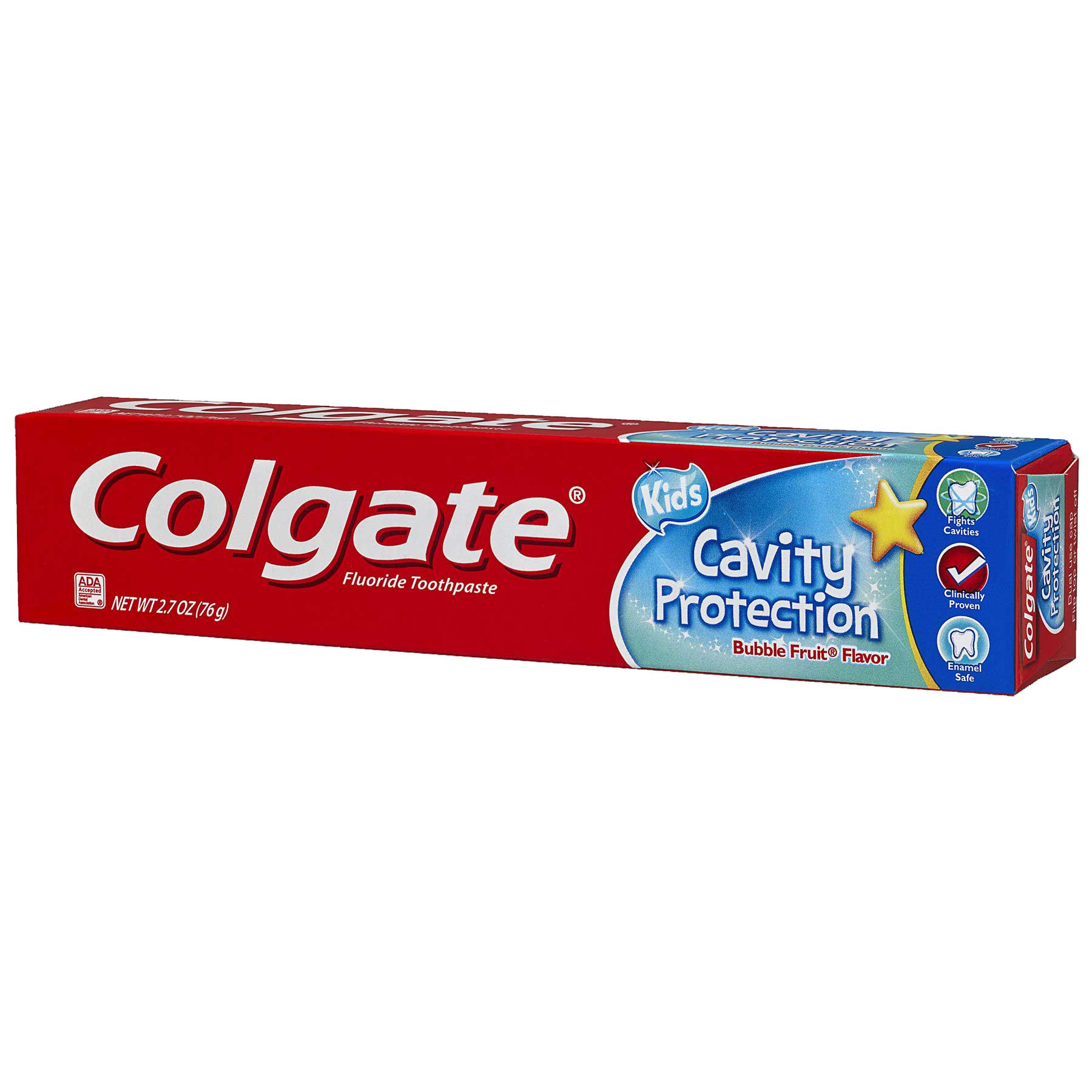 Colgate Kids Cavity Protection Bubble Fruit Fluoride Toothpaste, 2.7 ...