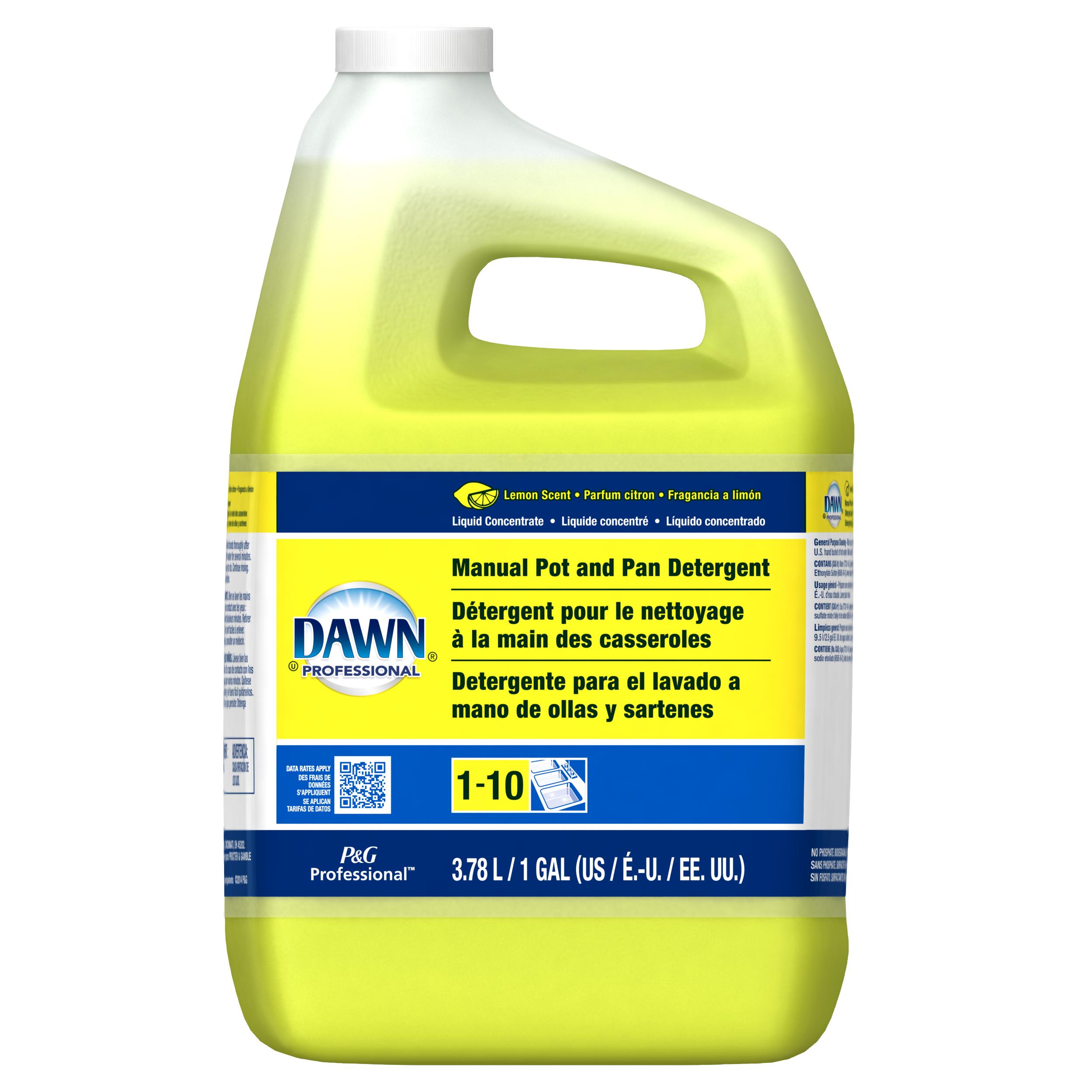 Dawn Lemon Scent Pot and Pan Detergent Liquid Case | FoodServiceDirect