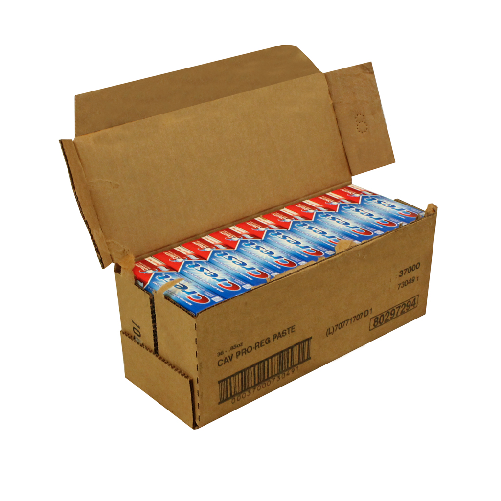 Procter and Gamble Crest Regular Toothpaste, 0.85 Ounce Tube -- 36 per ...