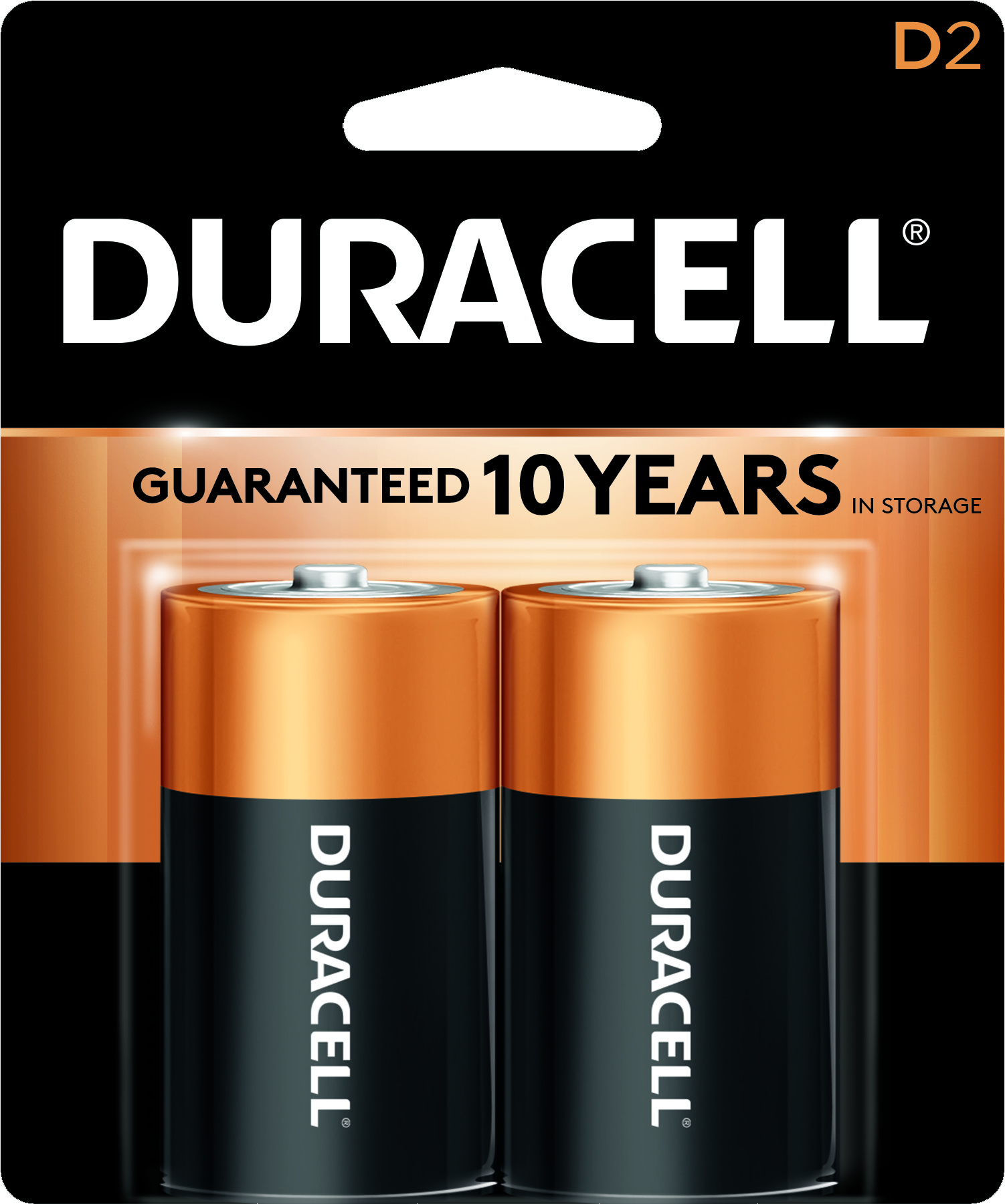 Duracell D Size Coppertop Duracell Battery, 1.5 Volt -- 96 per case.