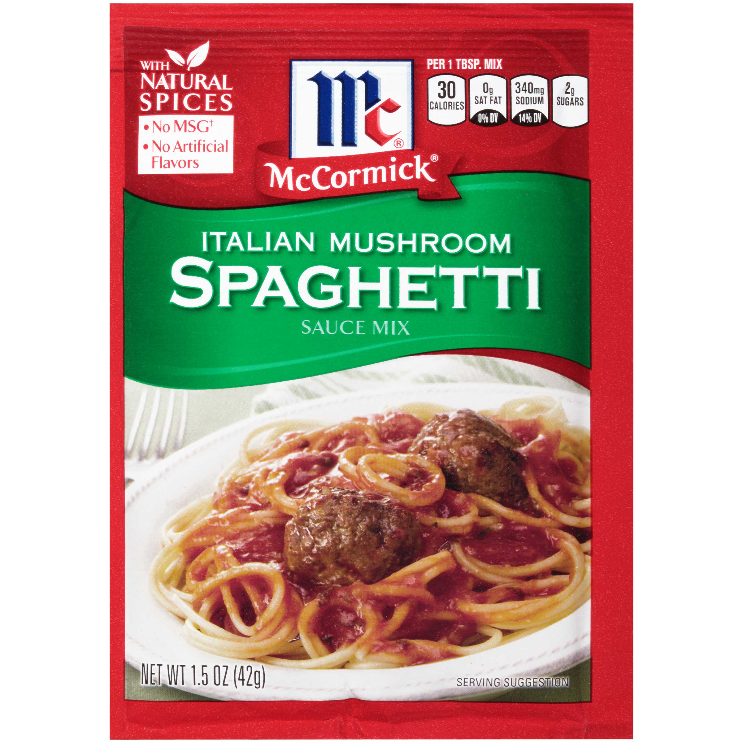 McCormick Italian Spaghetti Sauce Mushrooms Case | FoodServiceDirect