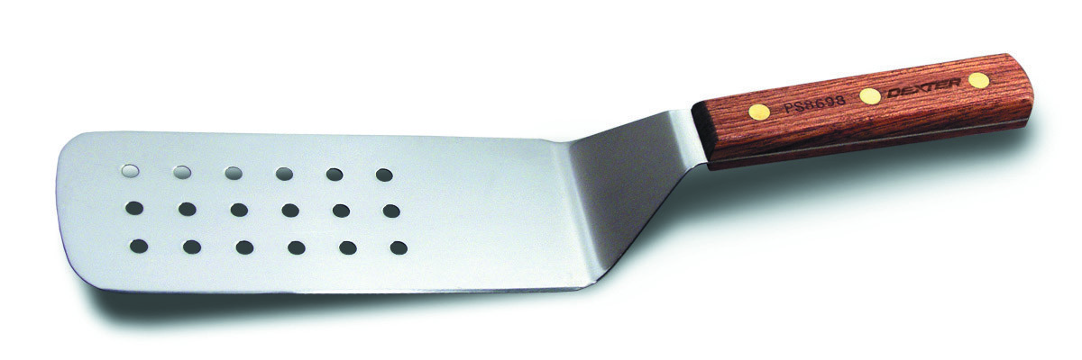 Turner, 8X3, Perforated Cake Turner.
