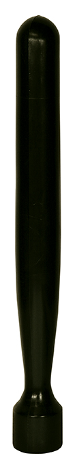 Bar Maid Black Solid Plastic Muddler, 3/4 inch Diameter -- 2 per case.