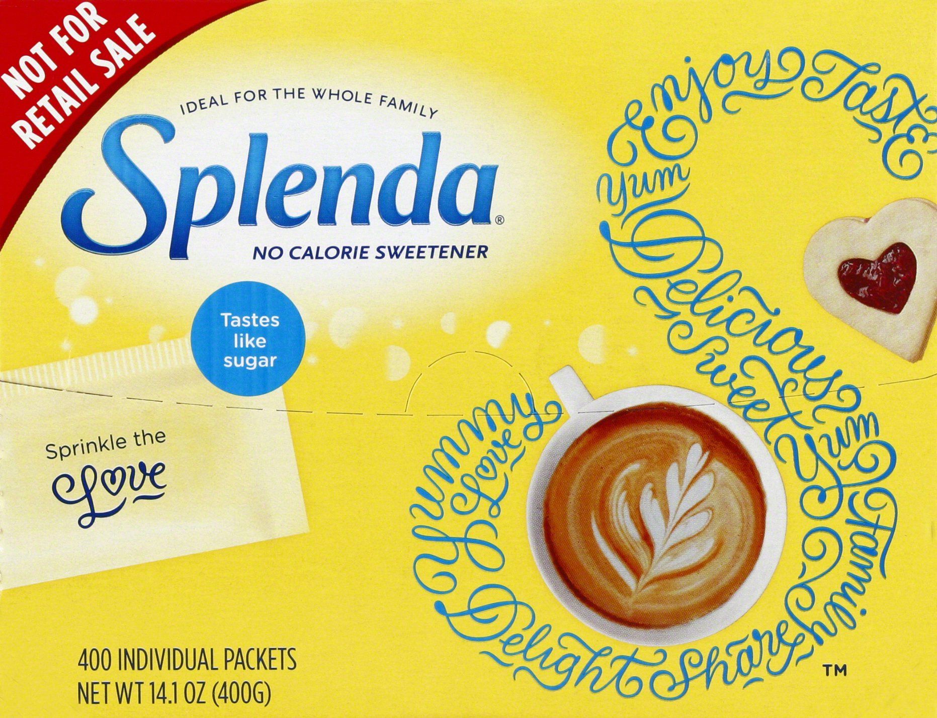 SPLENDA No Calorie Sweetener Packet Case | FoodServiceDirect