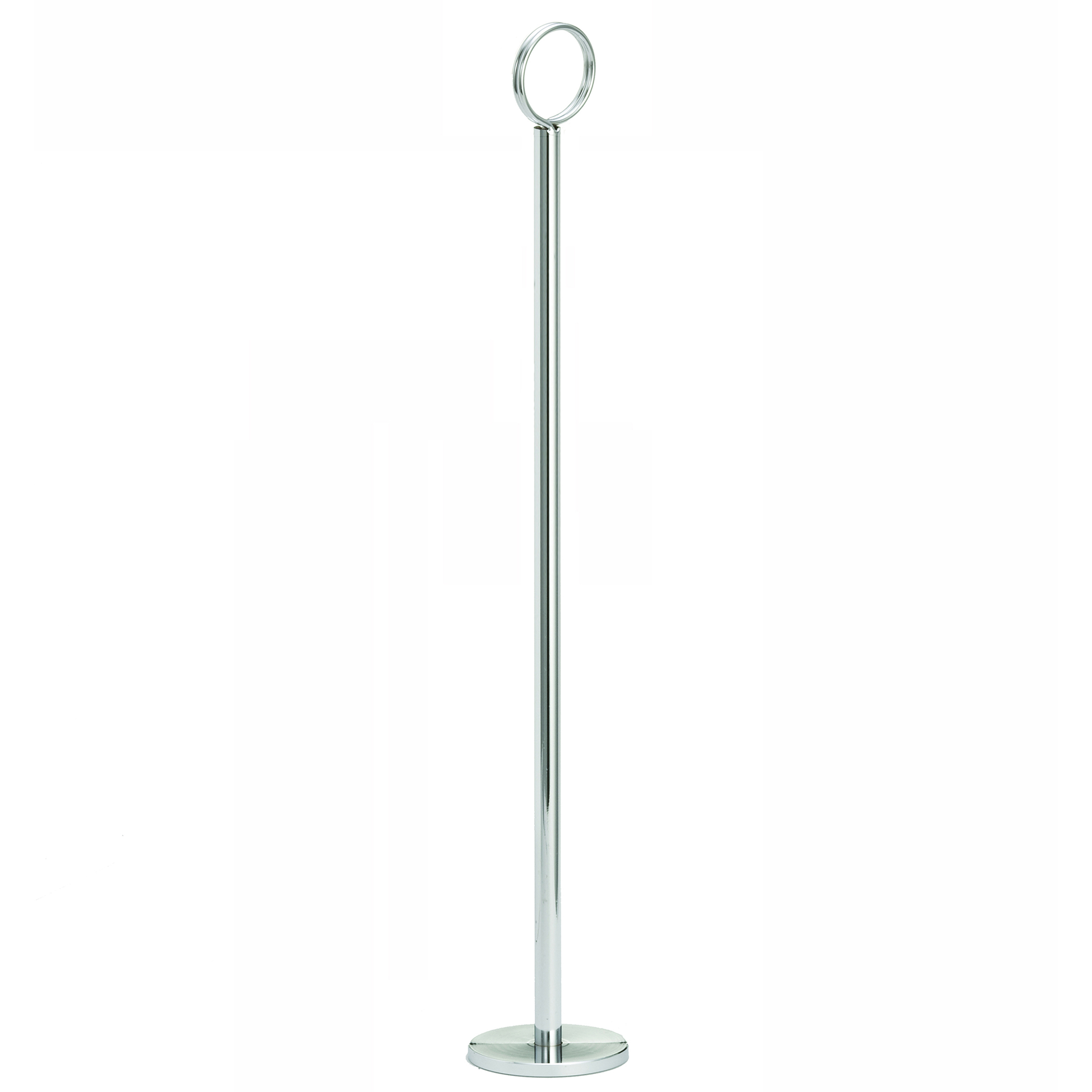 Tablecraft Chrome Plated Table Number Stand, 18 inch.
