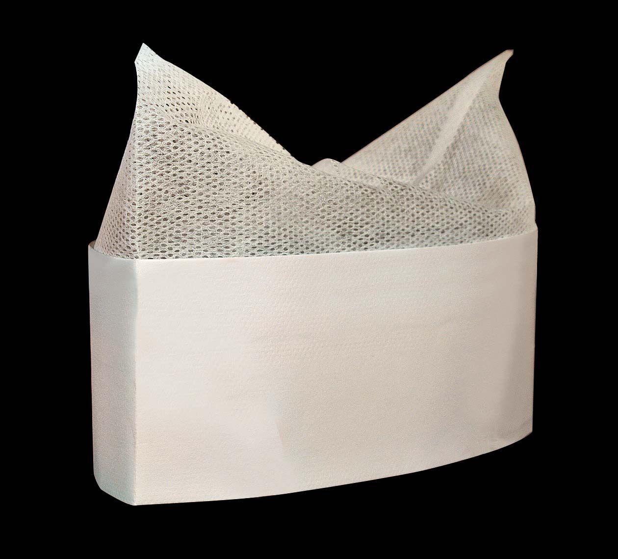 Cellucap Peaked Mesh Crown Overseas Cap - 100 per pack -- 10 packs per ...