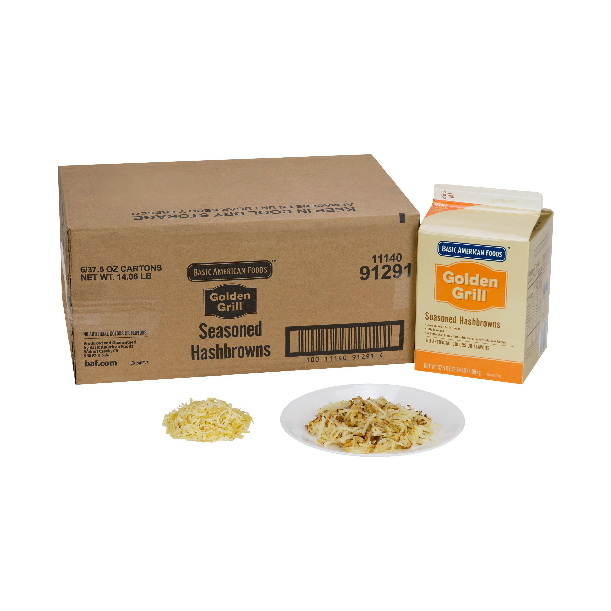 Basic American Foods Hashbrown Potatoes Case | FoodServiceDirect