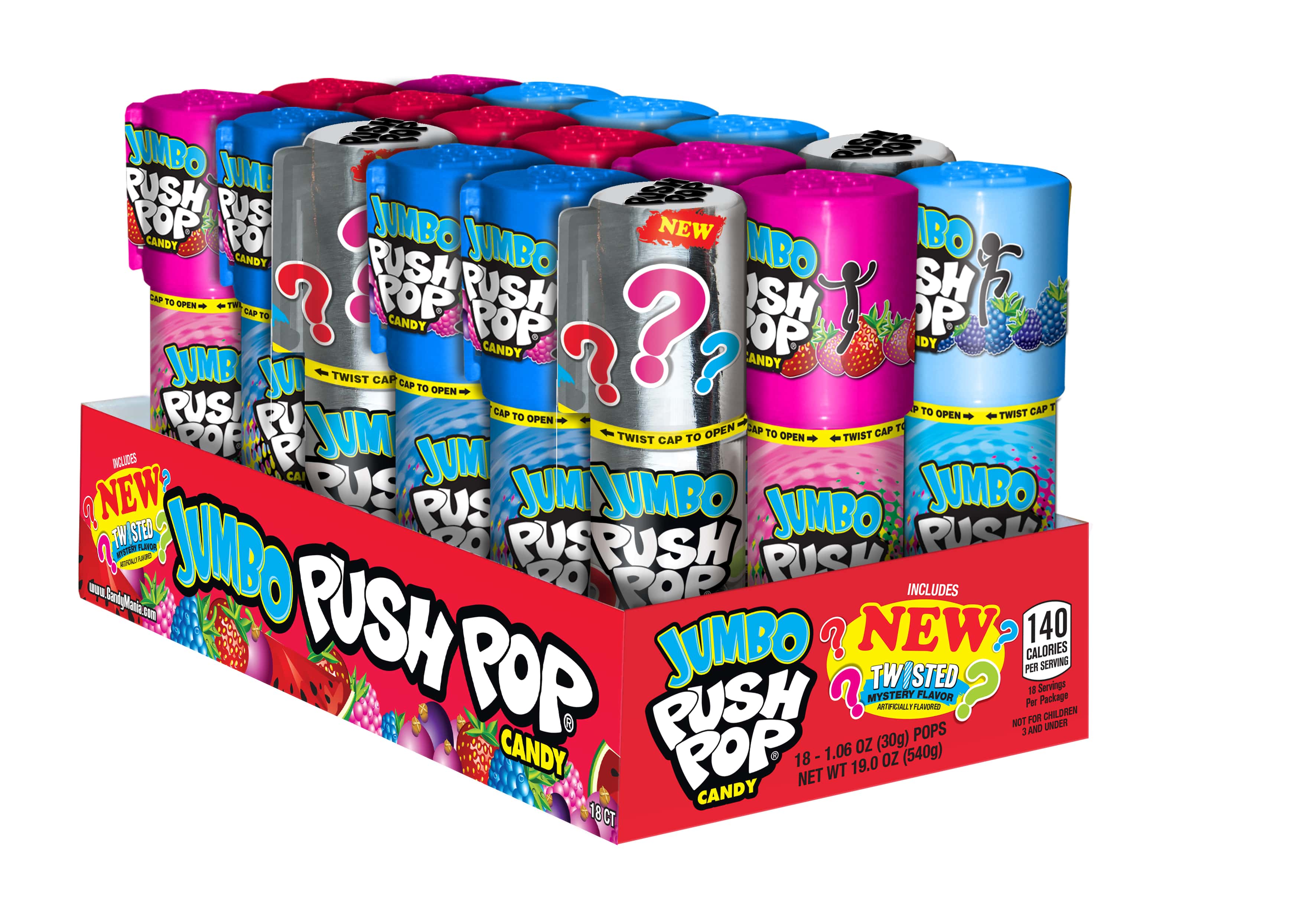 Push Pop Jumbo - 18 count, 20 per case