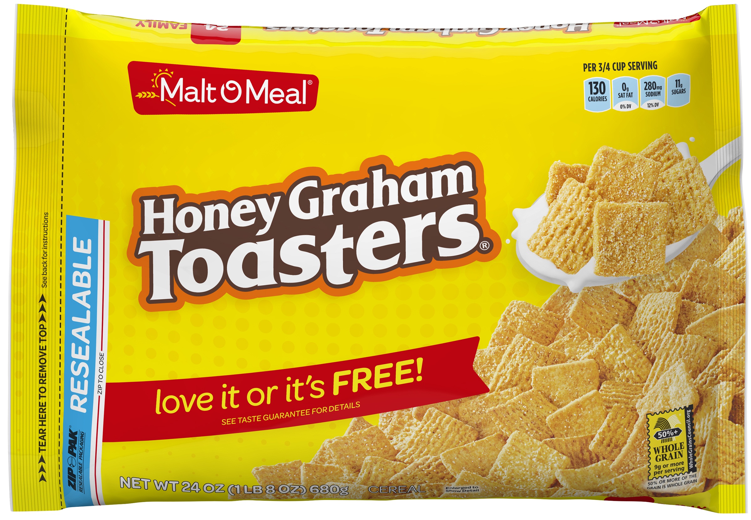 Malt O Meal Honey Graham Squares Cereal | FoodServiceDirect