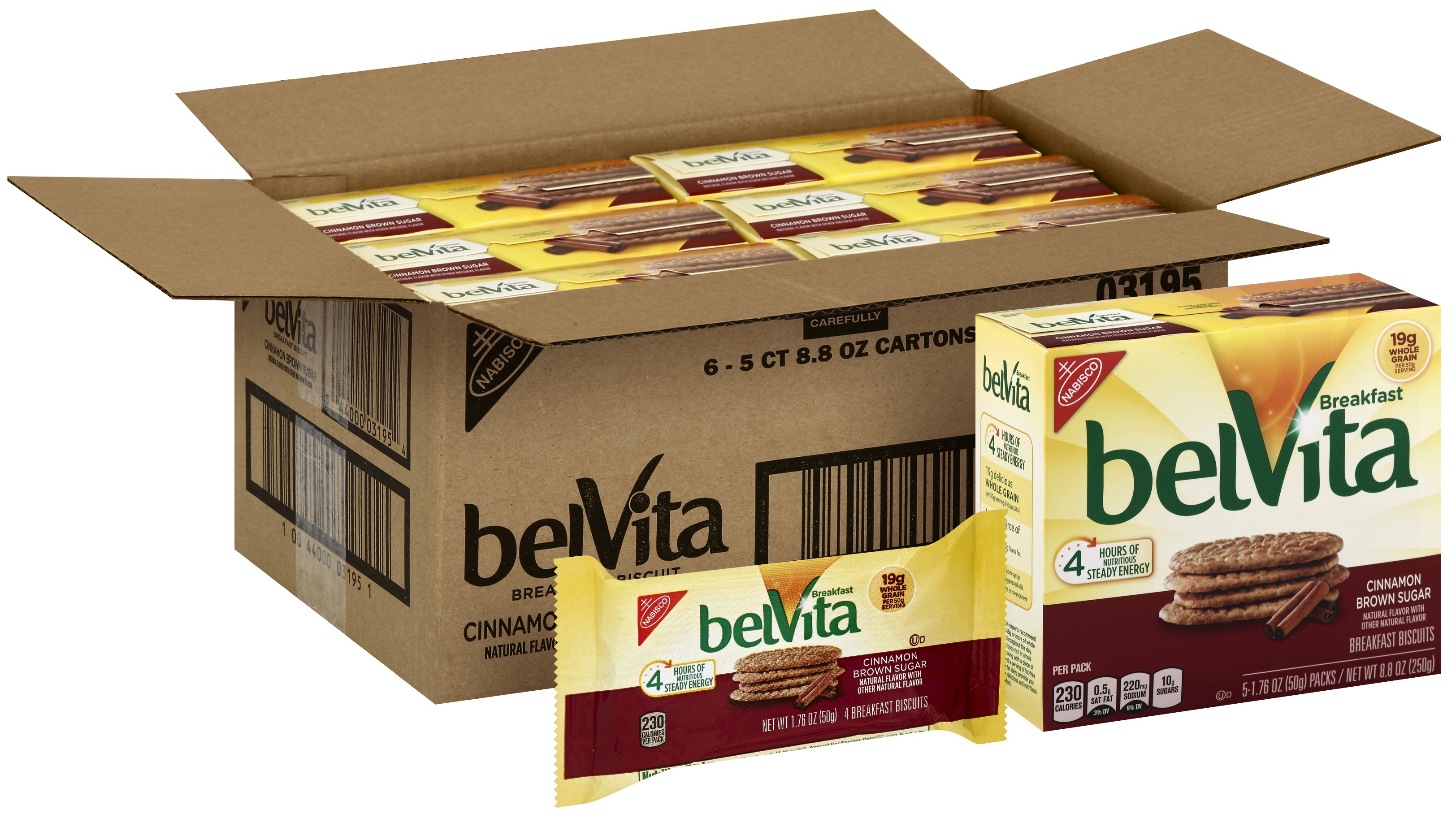 Nabisco Belvita Cinnamon Brown Sugar Cookies Case | FoodServiceDirect