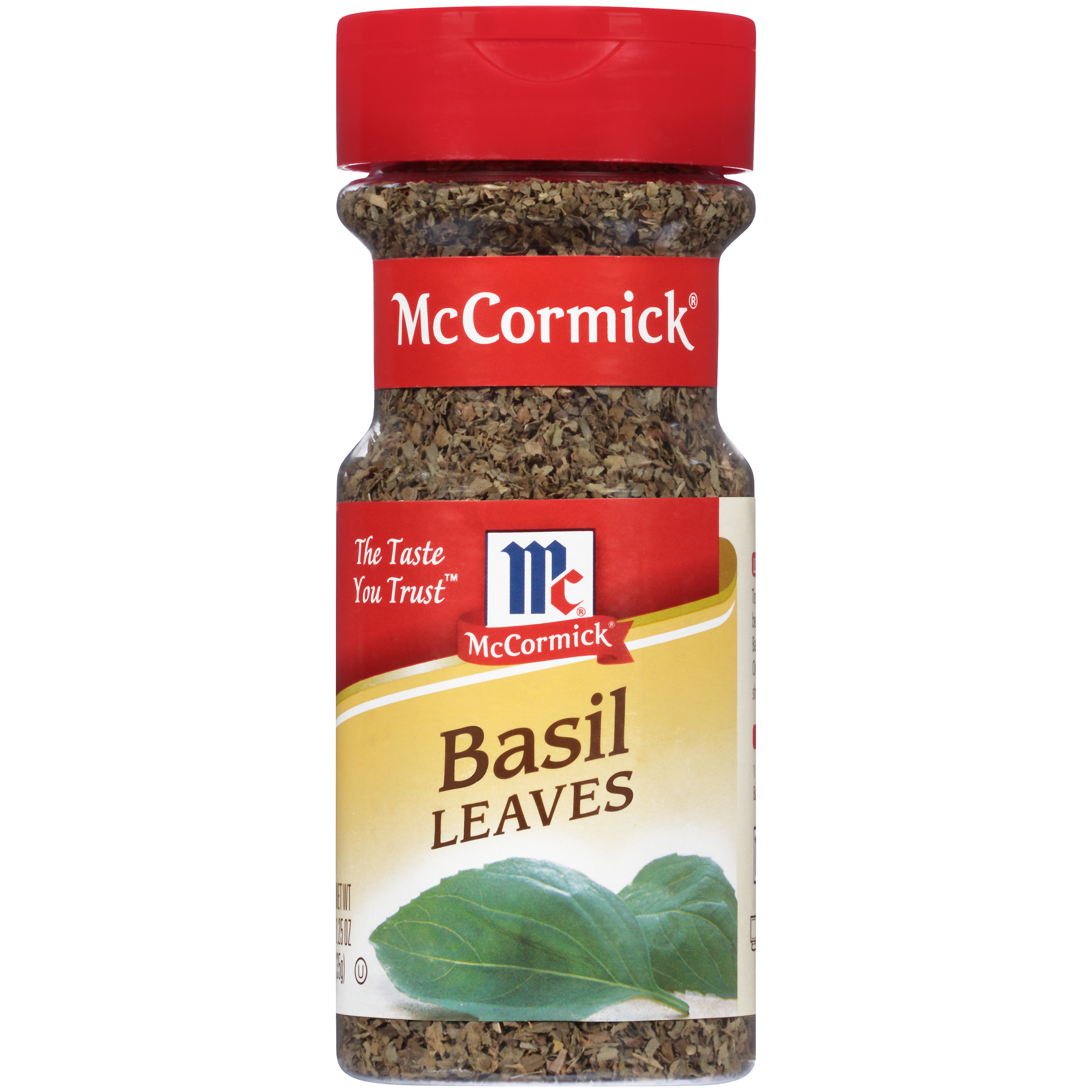 Mccormick Seasoning Whole Basil Leaf, 1.25 Ounce -- 12 per case.