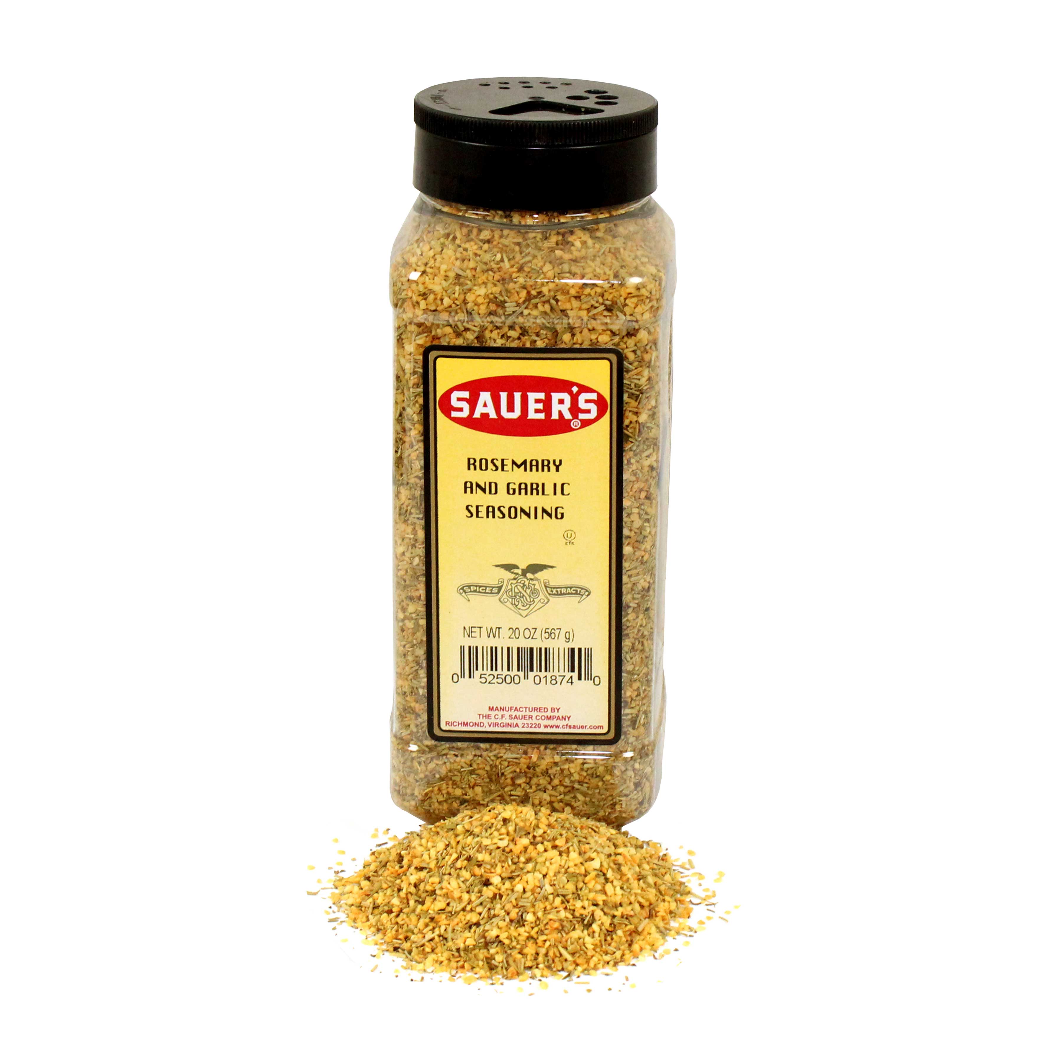 Sauer Rosemary and Garlic Seasoning, 20 Ounce -- 6 per case