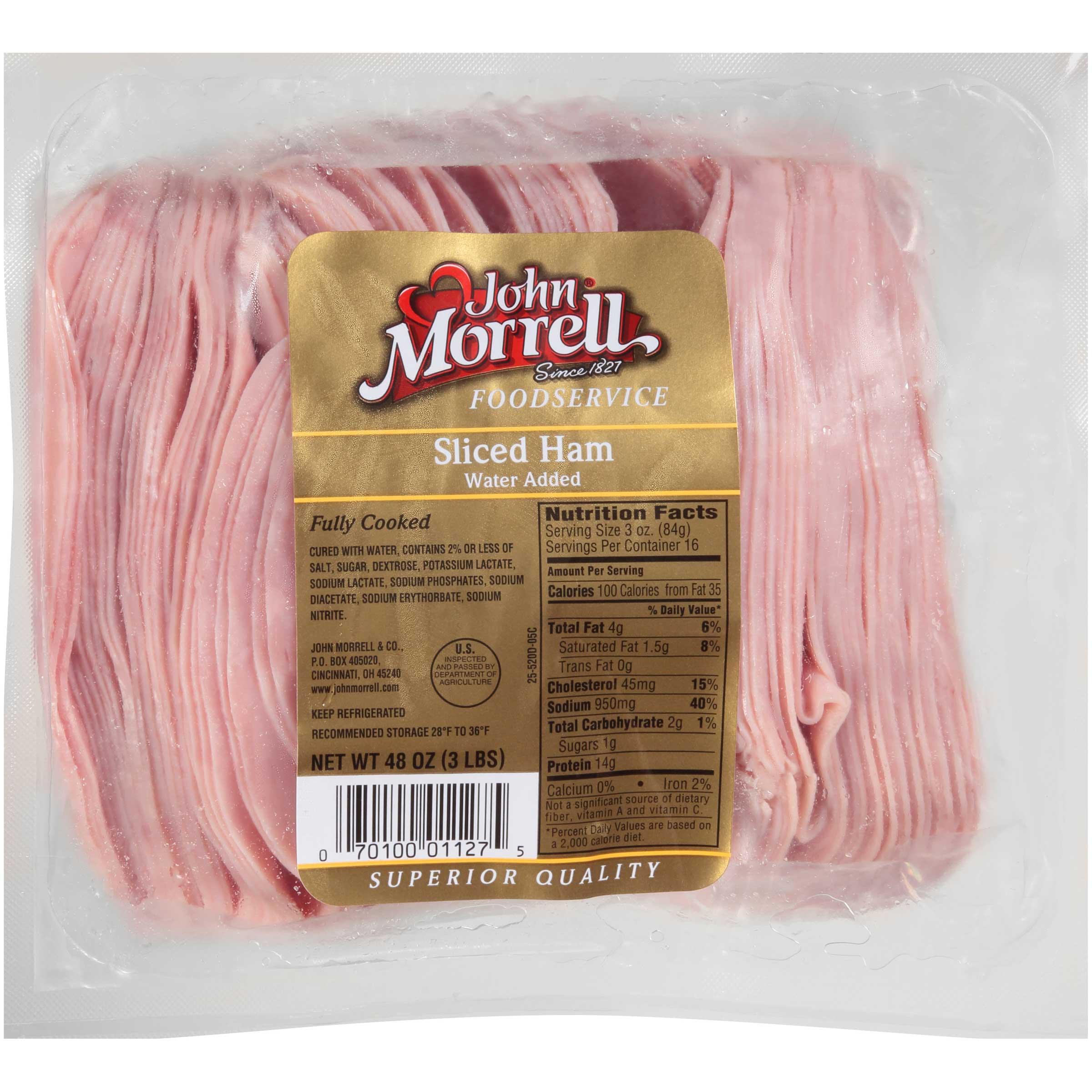 John Morrell Deli Shaved Ham | FoodServiceDirect