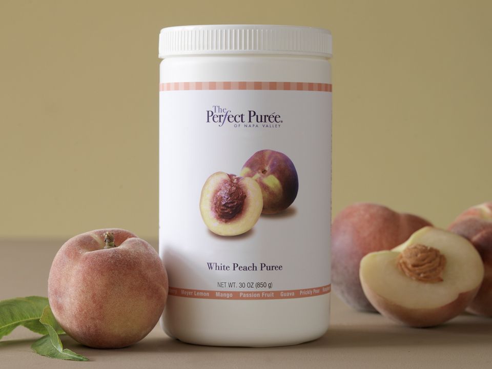 The Perfect Puree White Peach Puree Case | FoodServiceDirect