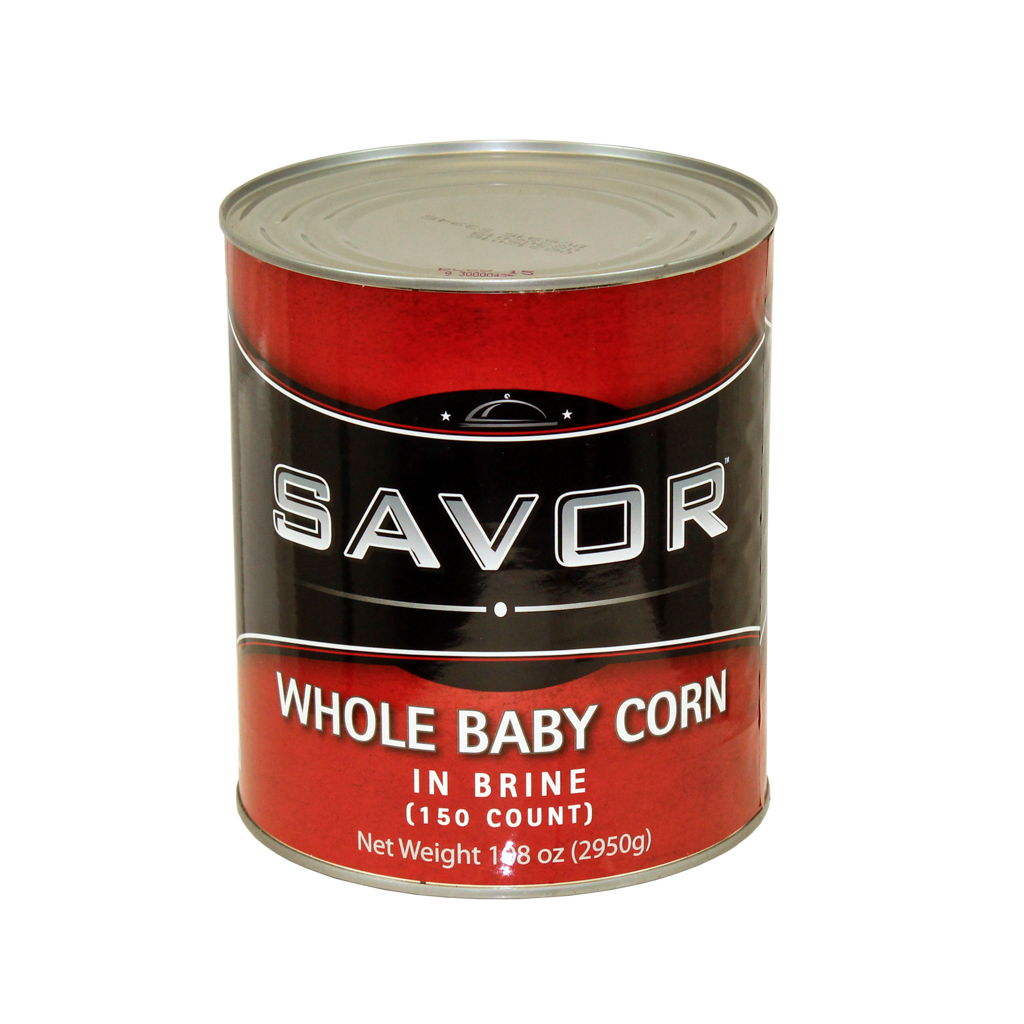 Savor Imports Whole Baby Corn Case | FoodServiceDirect