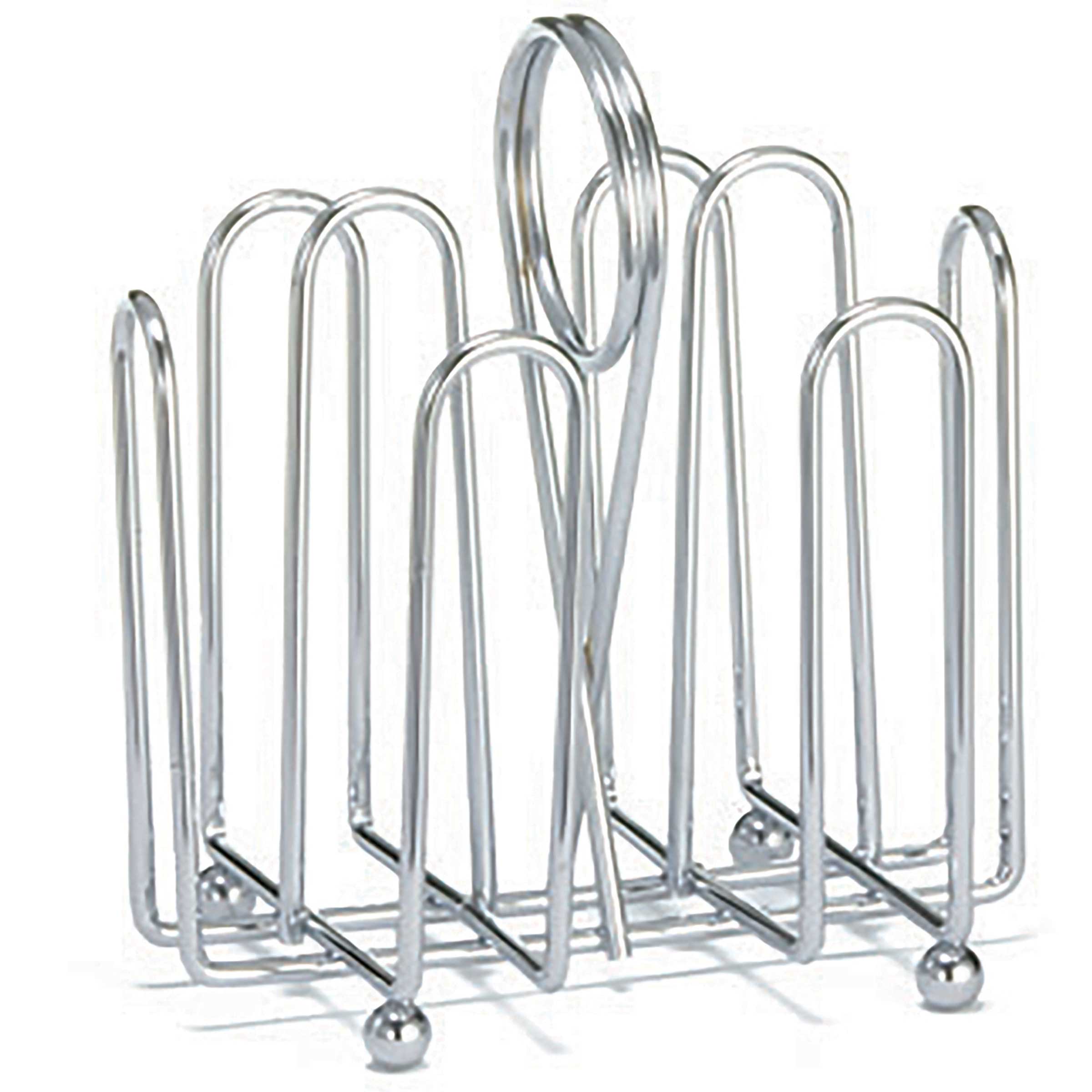 4 Compartment Chrome Jelly Rack -- 12 per case