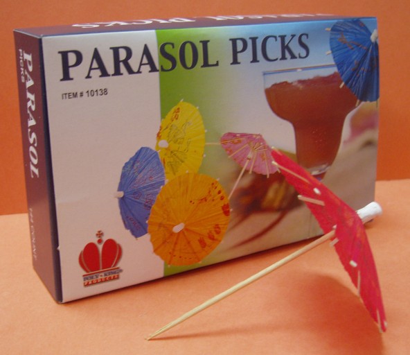 Parasol Picks, 10 Case --- 144 Count