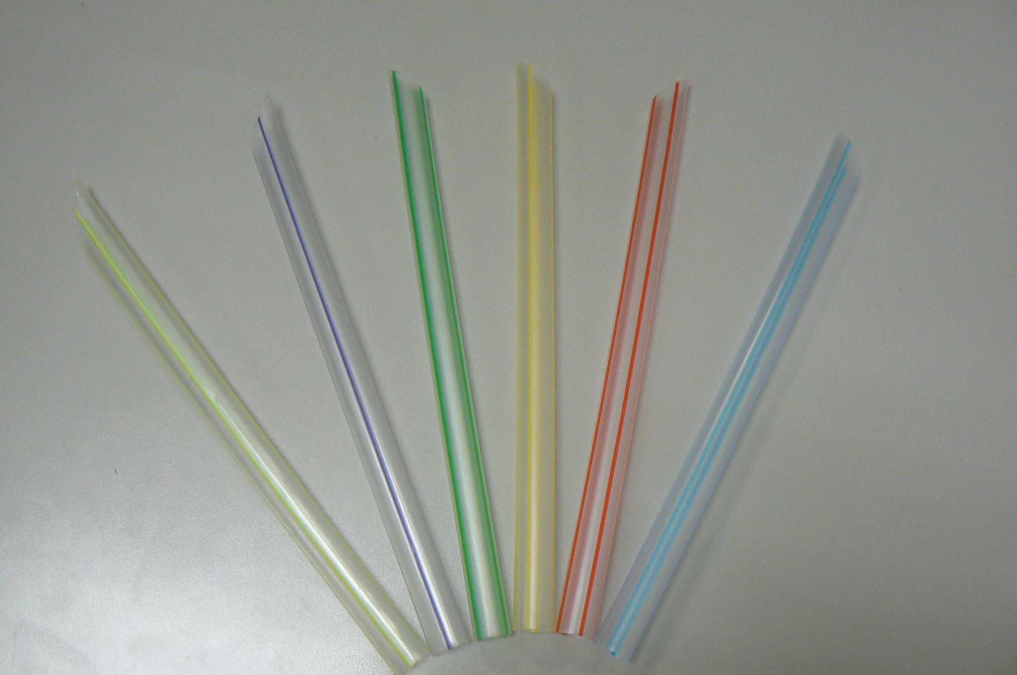 Goldmax Neon Stripe Tapioca Straw, 8 inch x 12 Millimeter - 50 per pack ...