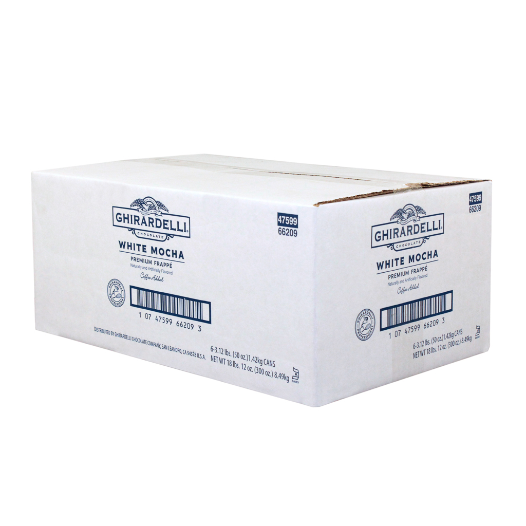 Ghirardelli White Mocha Frappe, 3.12 Pound -- 6 per case.