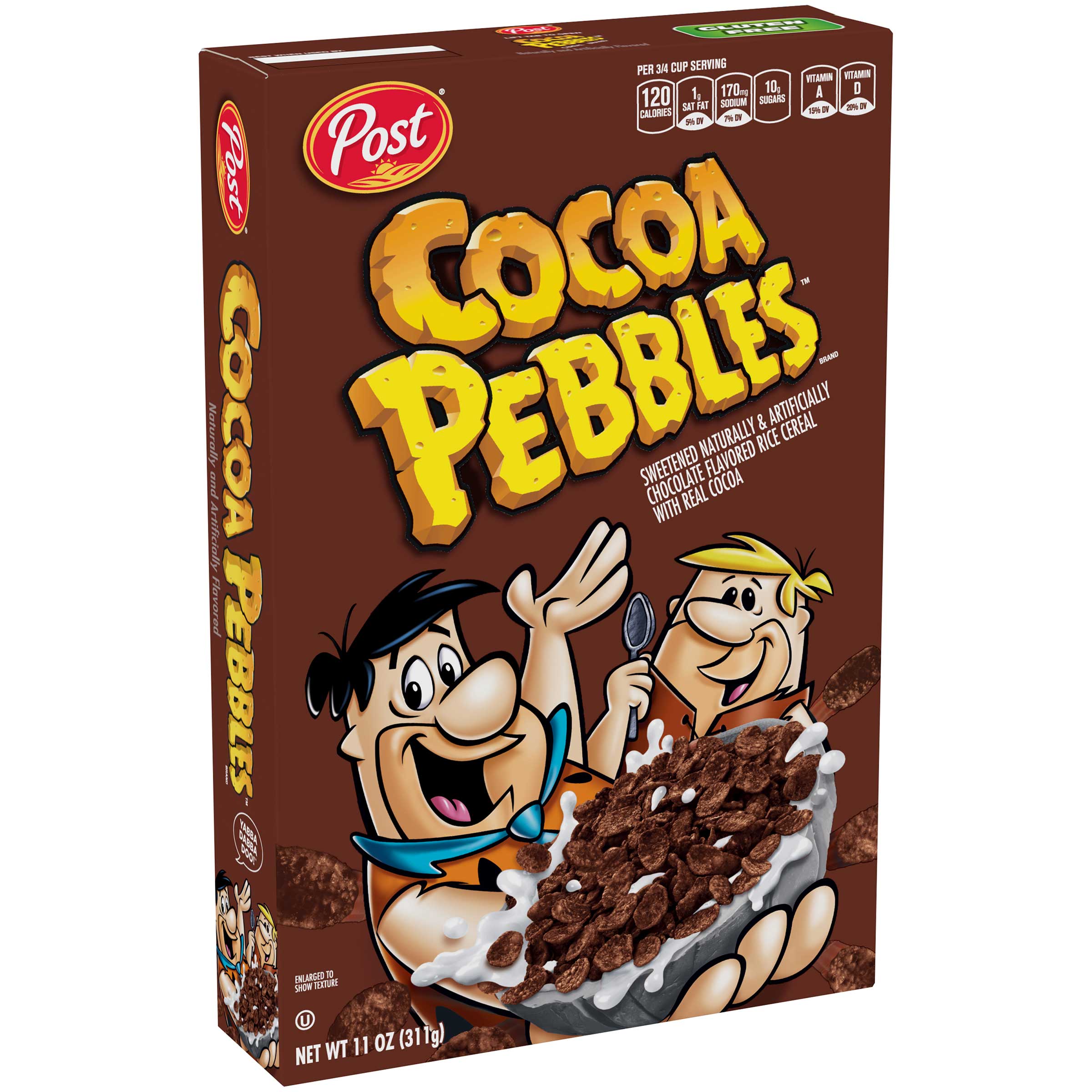 Post Cocoa Pebbles Cereal, 11 Ounce -- 12 per case.