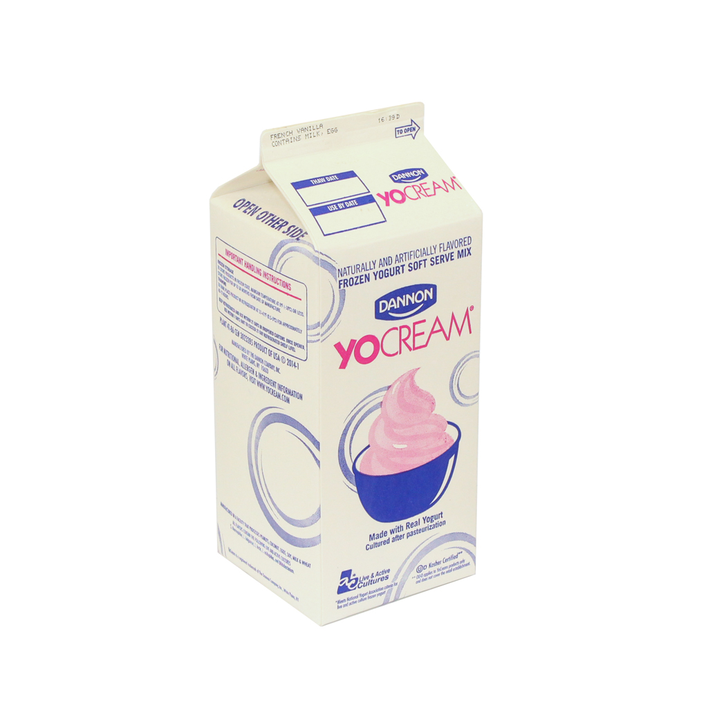 Yocream Yogurt Mix, French Vanilla Low Fat Soft Serve, 64 Ounce -- 6 ...