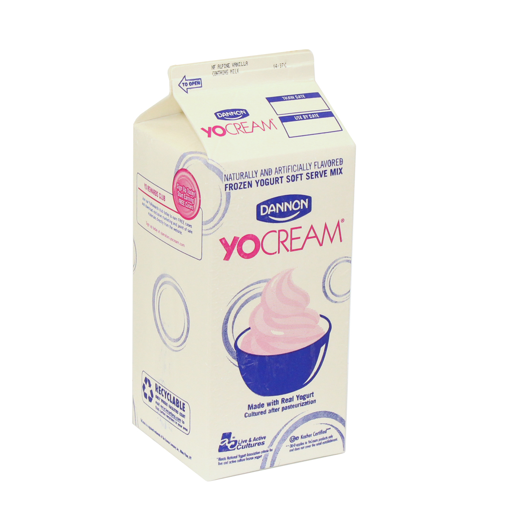 Dannon Yocream Alpine Vanilla Yogurt Mix Case | FoodServiceDirect