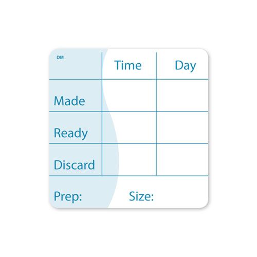 Dissolvemark Dissolve A Way 2 x 2 inch Made Ready Discard Label, 250 ...