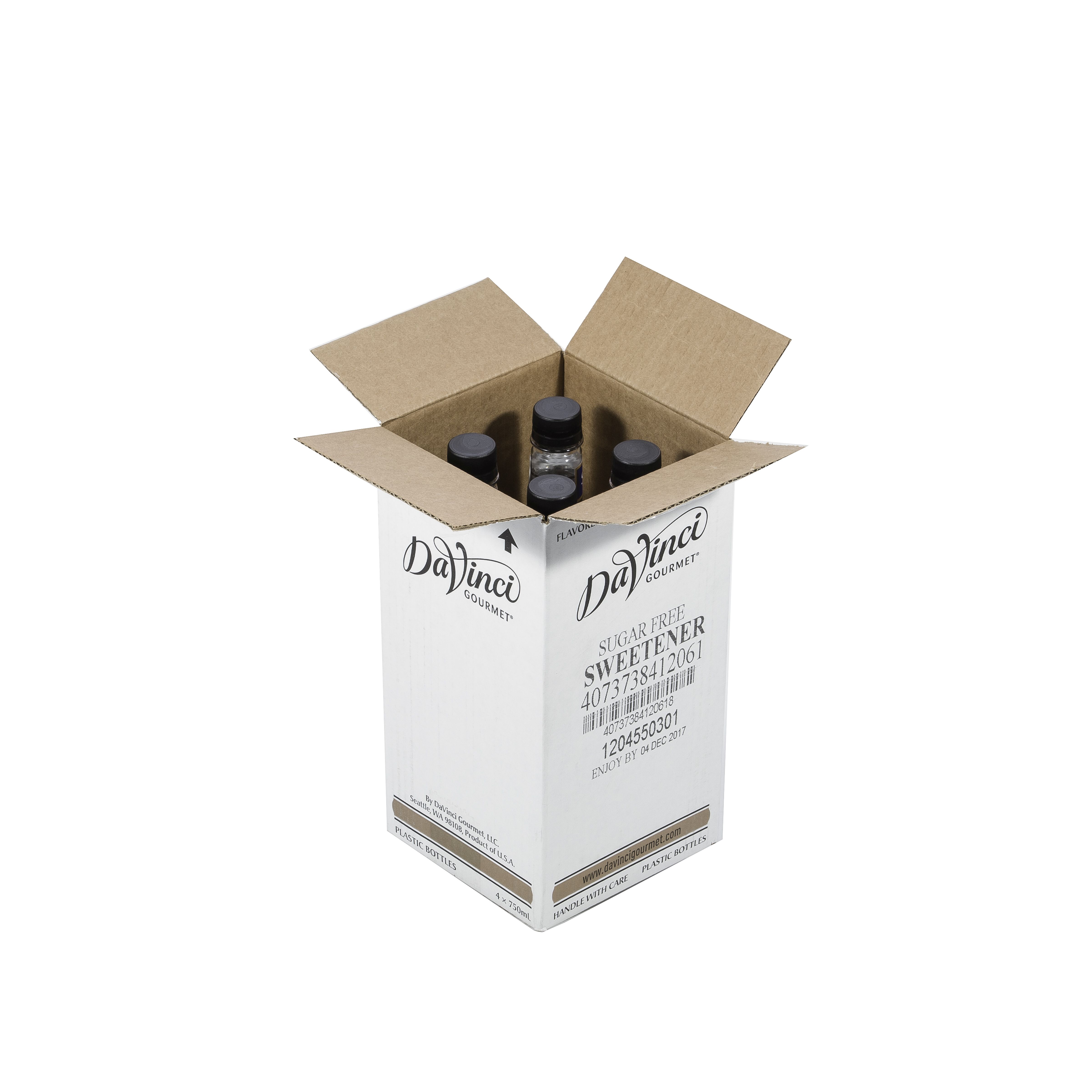 DaVinci Gourmet Sugar Free Sweetener Splenda Syrup, 750 Milliliter -- 4 ...