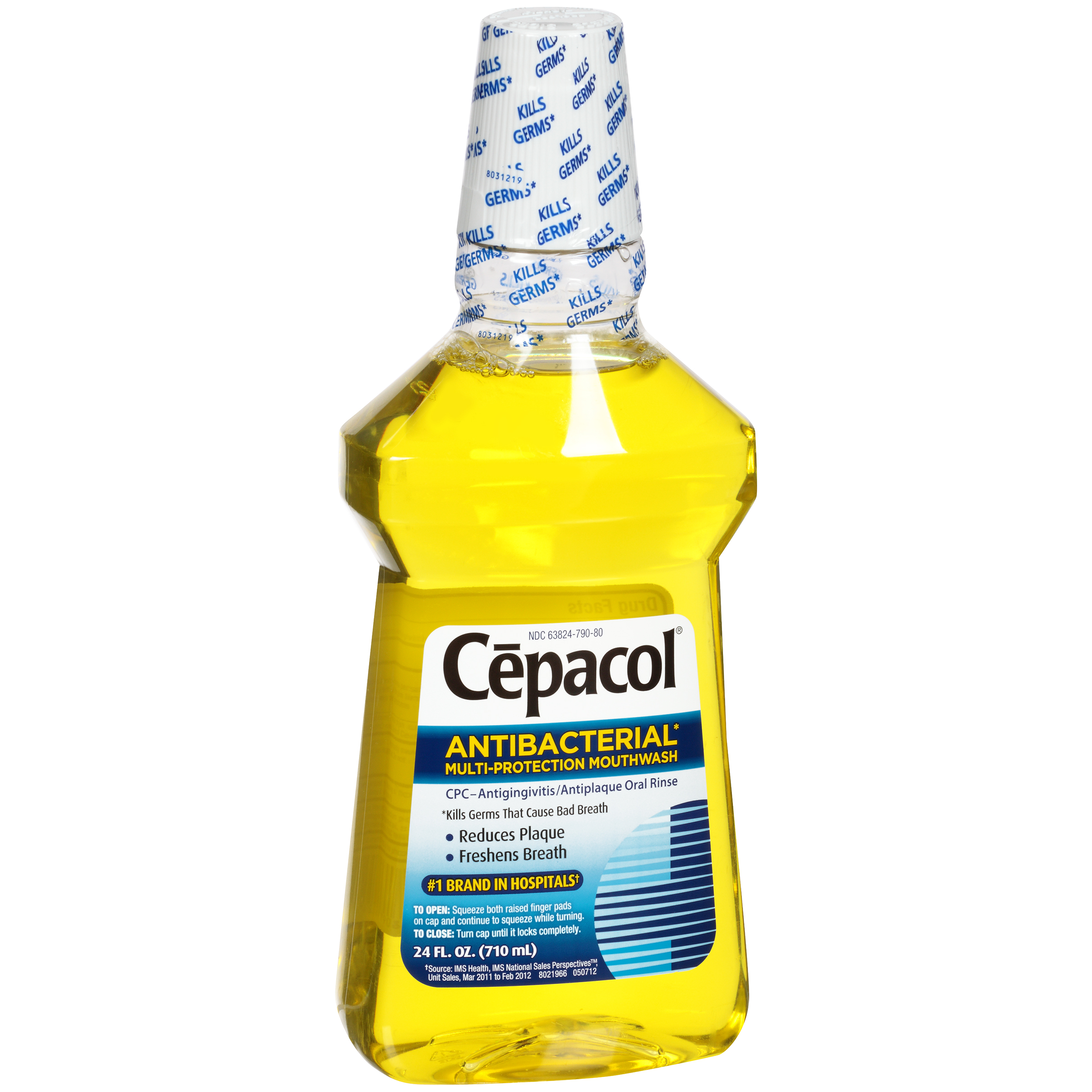 Cepacol Antibacterial Gold Multi Protection Mouthwash, 24 Fluid Ounce ...