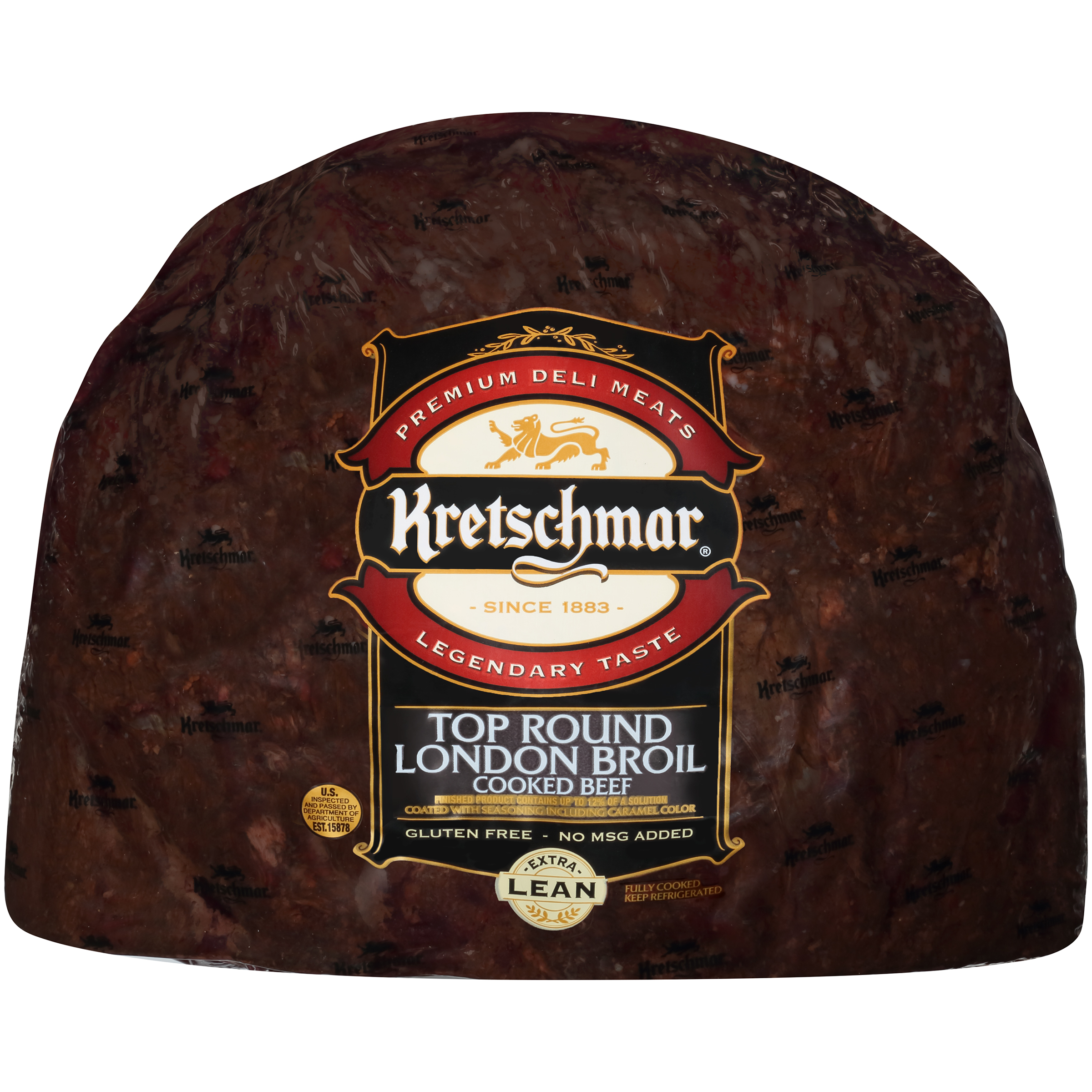 Kretschmar London Broil Top Round Cooked Beef Case | FoodServiceDirect