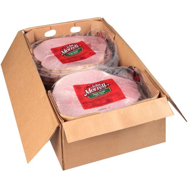 John Morrell Bone-In Ham Steak Case | FoodServiceDirect