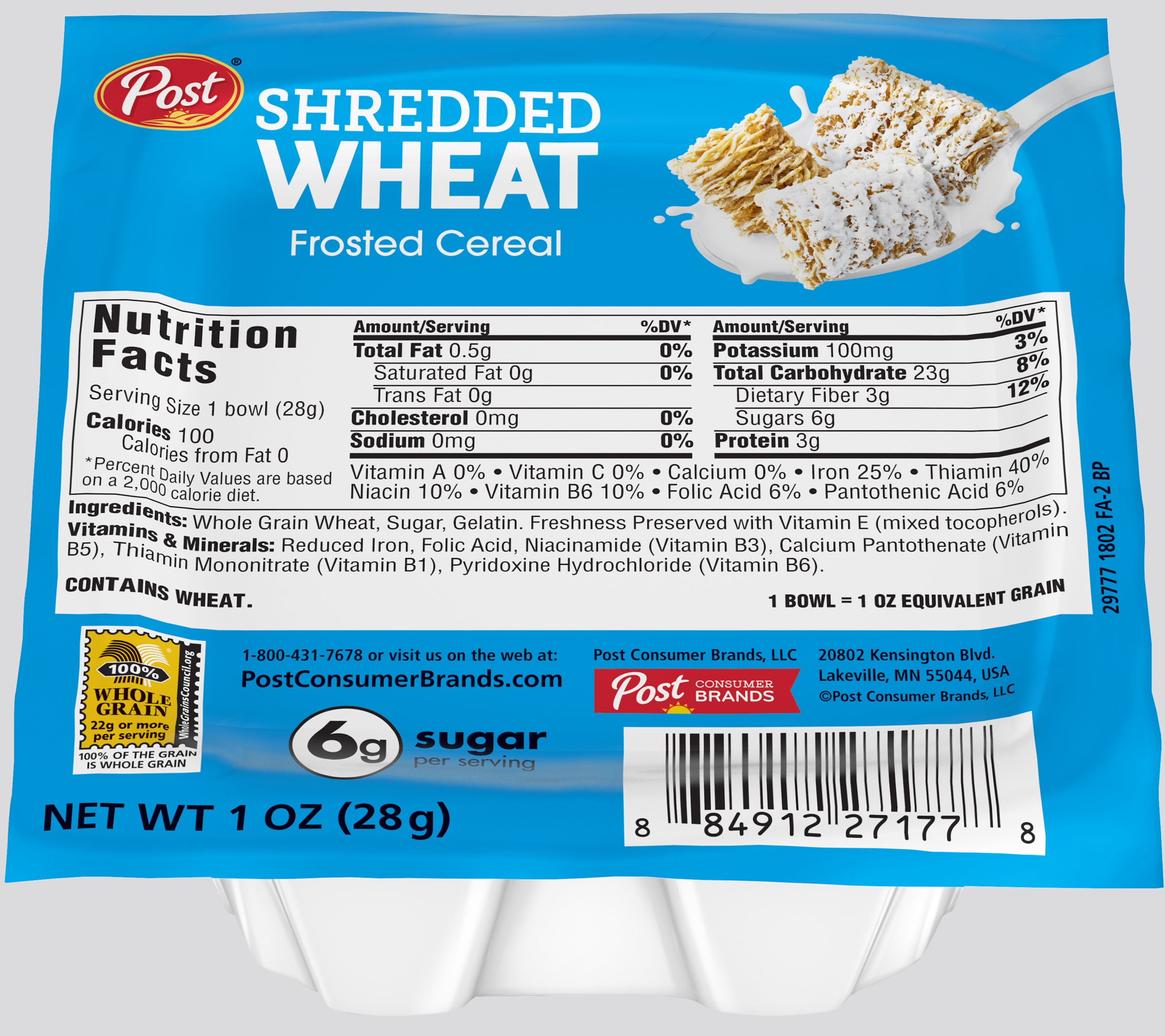 Post Frosted Shredded Wheat Cereal Case | FoodServiceDirect