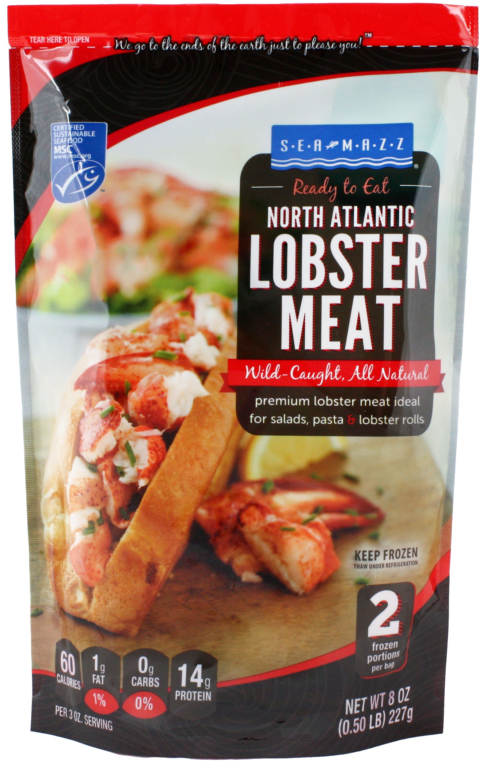 Seamazz North Atlantic Lobster Meat Case | FoodServiceDirect
