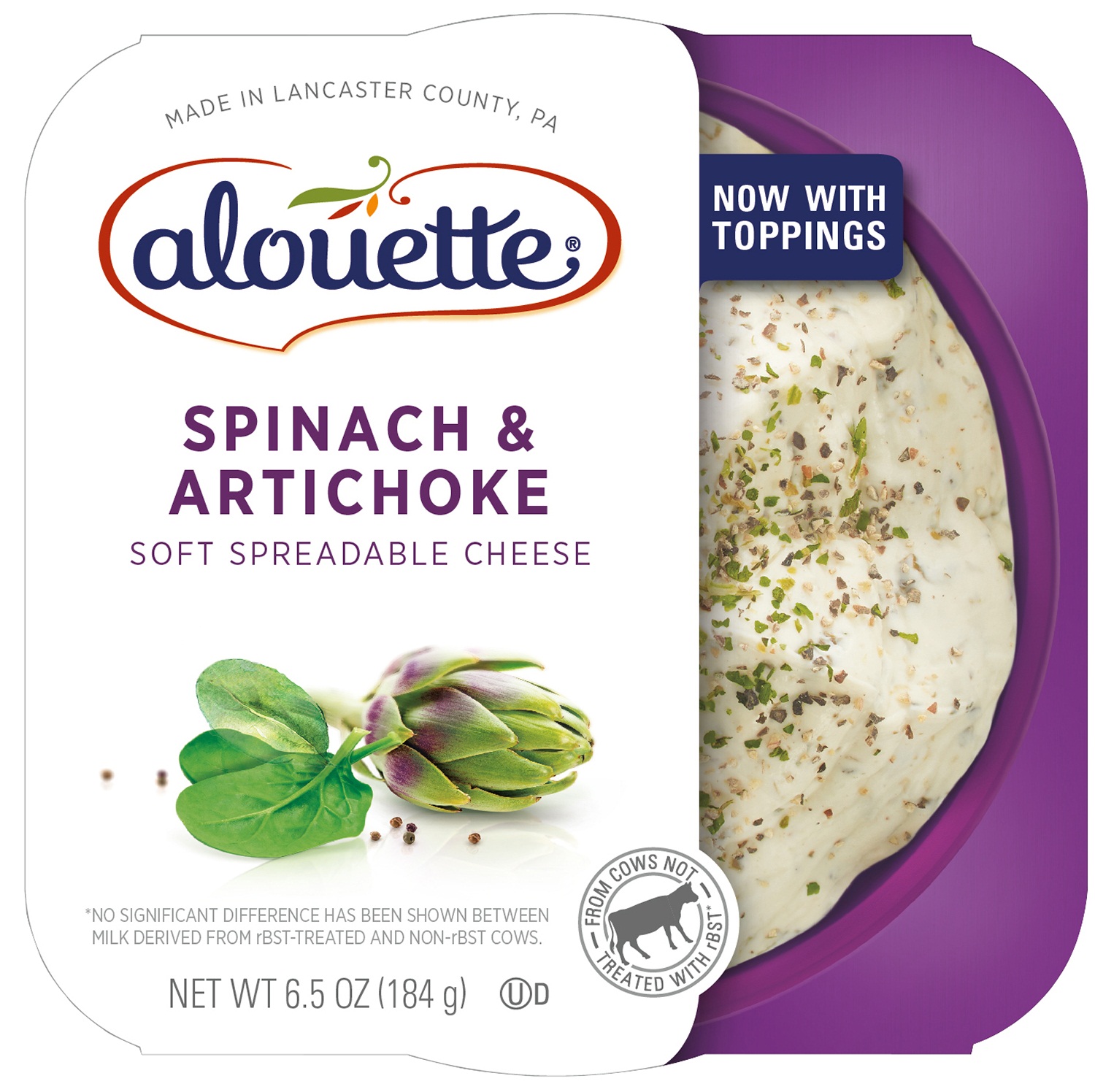 Alouette Spinach Artichoke Cheese Spread Case | FoodServiceDirect
