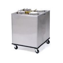Lakeside Stainless Steel 4 Stack Heated Adjust a Fit Round Plate ...