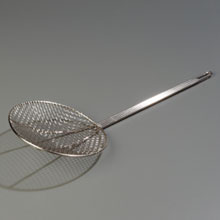 8 inch Diameter Chrome Plated Nickel Steel Bowl Wire Mesh Skimmer -- 12 ...