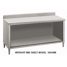 Stainless Steel 5 inch Splash Enclosed Base Work Table - Open Base ...