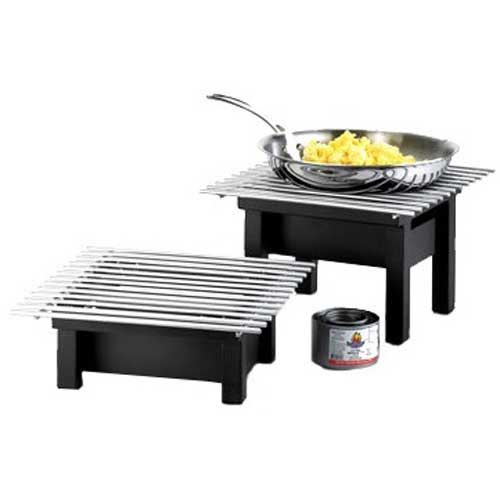 Cal Mil One by One Black Square Modern Chafer Alternative, 12 x 12 x 4 ...