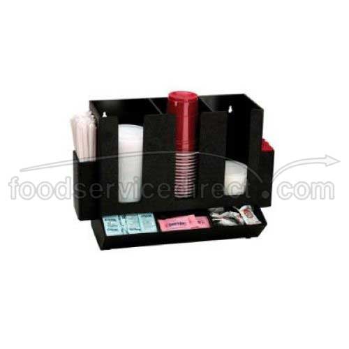 Dispense Rite Black Polystyrene Countertop Multi-Purpose Organizer, 11 ...
